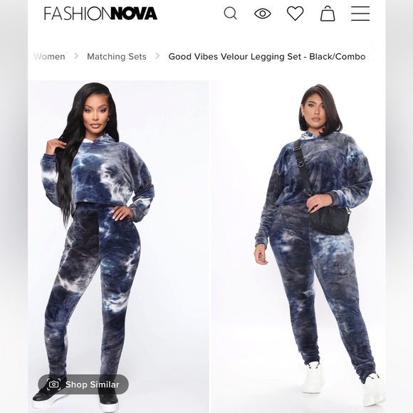 Fashion Nova | Pants & Jumpsuits | Nwt Fashion Nova Velour Matching Set | Poshmark